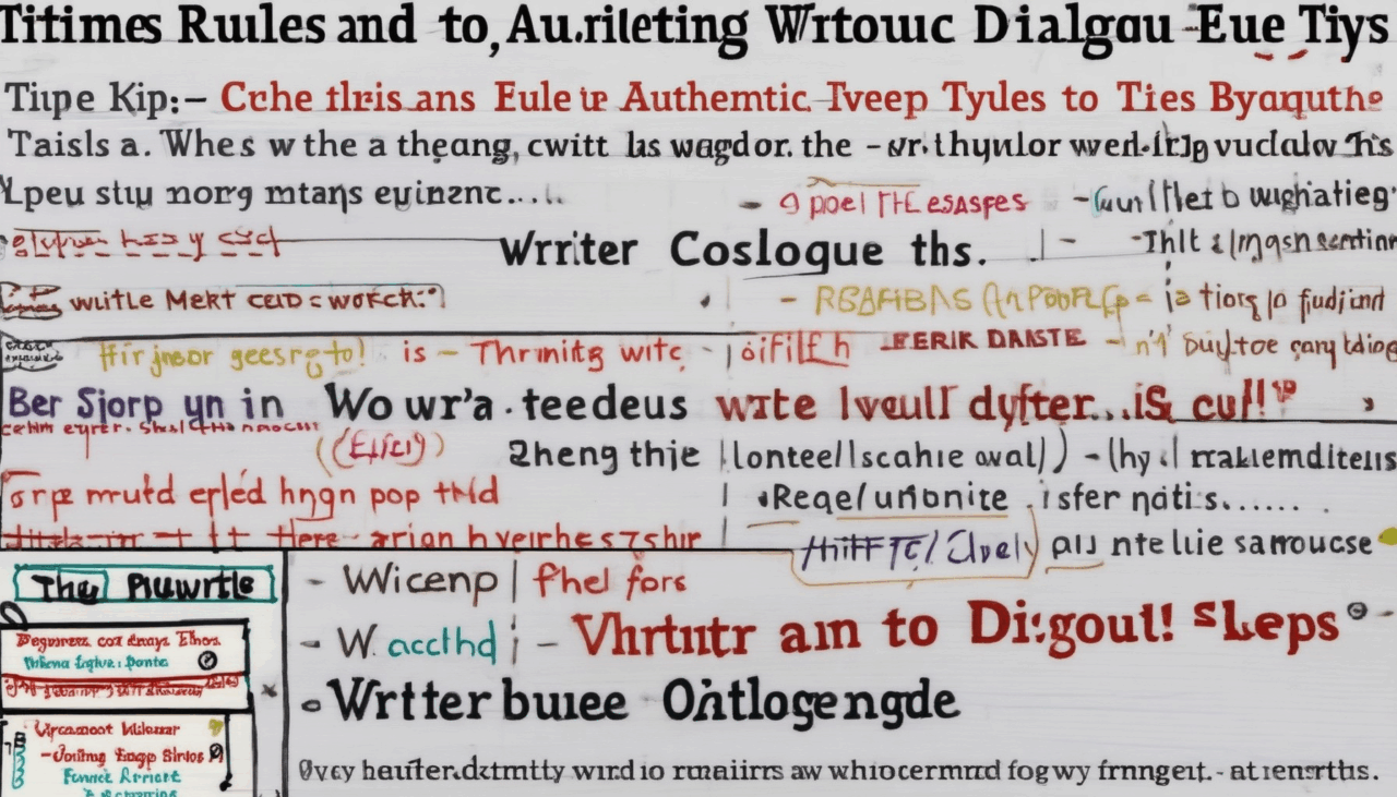 The Ultimate Guide to Writing Authentic Dialogue: Tips, Rules, and ...